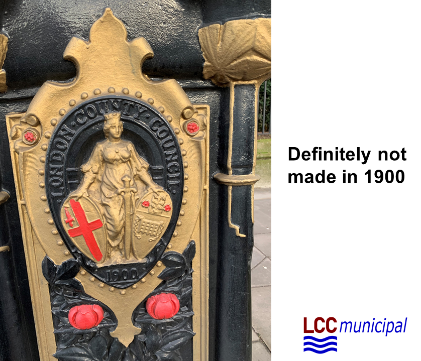 The Great Victoria Embankment Retro Victorian Pastiche Lamp Post Paint ...